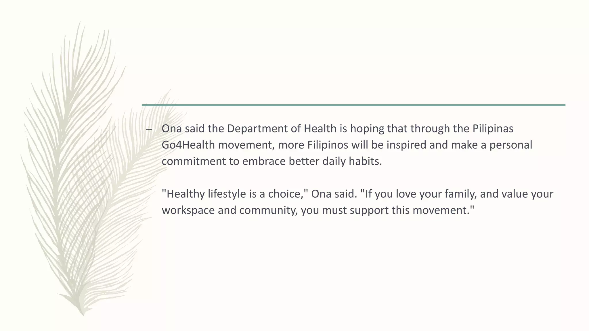 Promotion of Healthy Lifestyle | PPTX