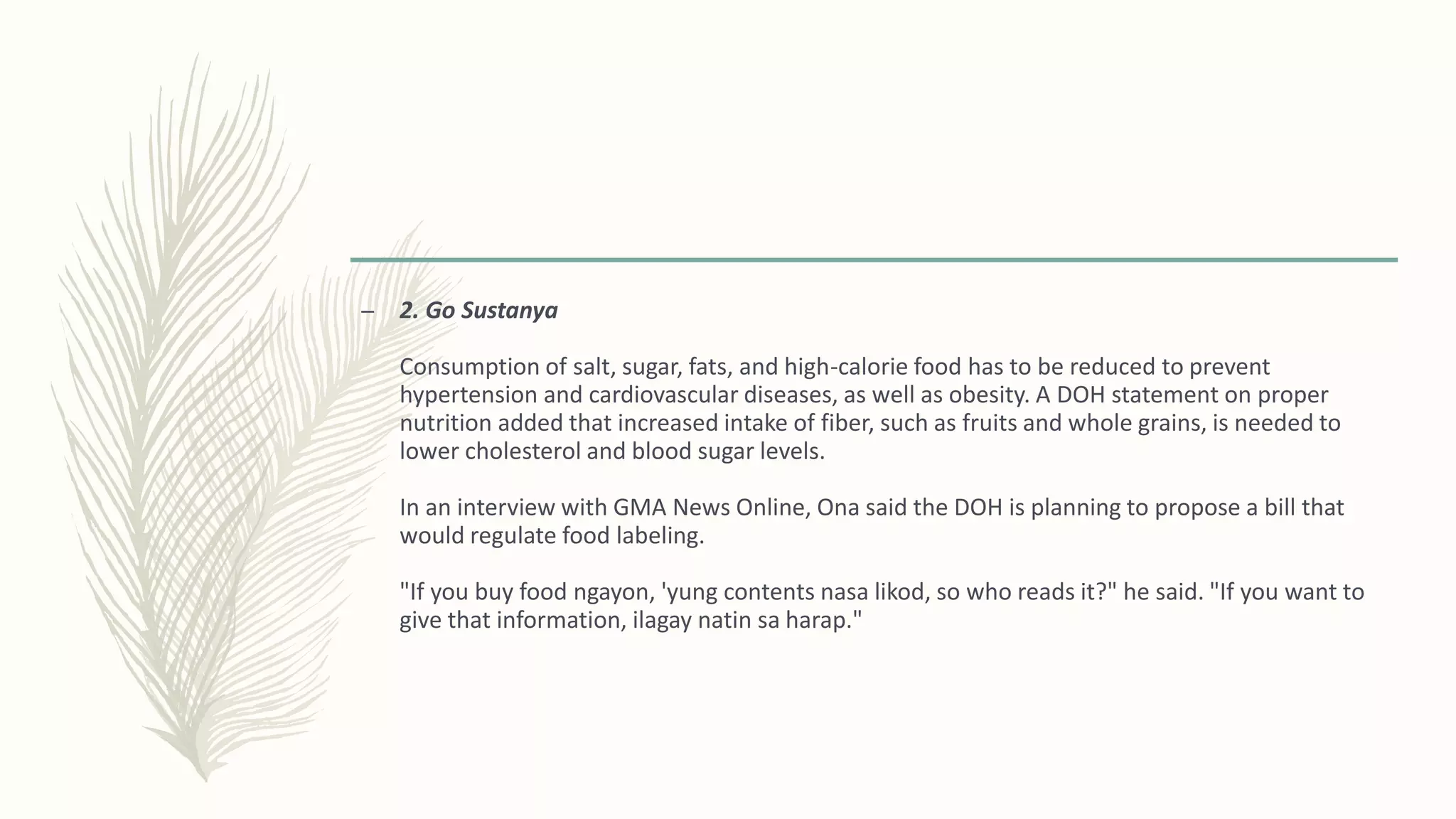 Promotion of Healthy Lifestyle | PPTX