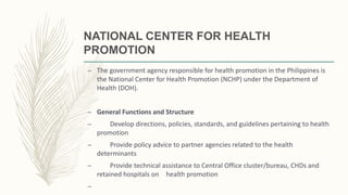 Promotion of Healthy Lifestyle | PPTX