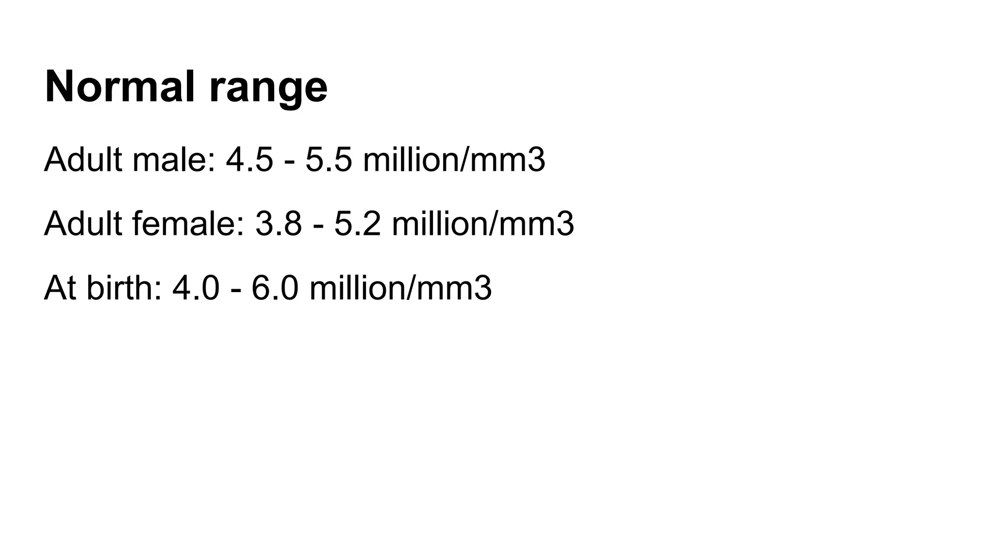 Hemoglobin estimation, RBC, WBC, platelet counts - Pathology - Nursing ...