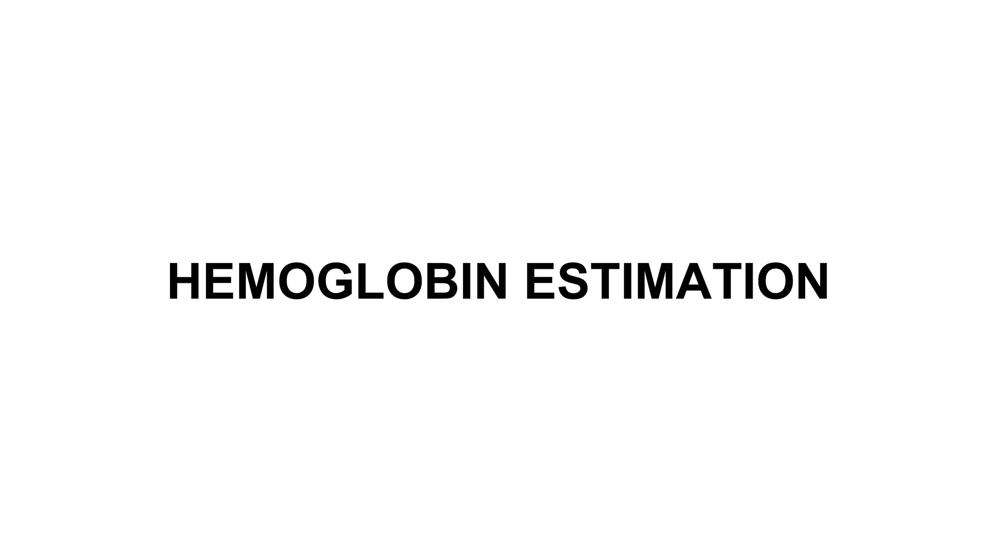 Hemoglobin estimation, RBC, WBC, platelet counts - Pathology - Nursing ...
