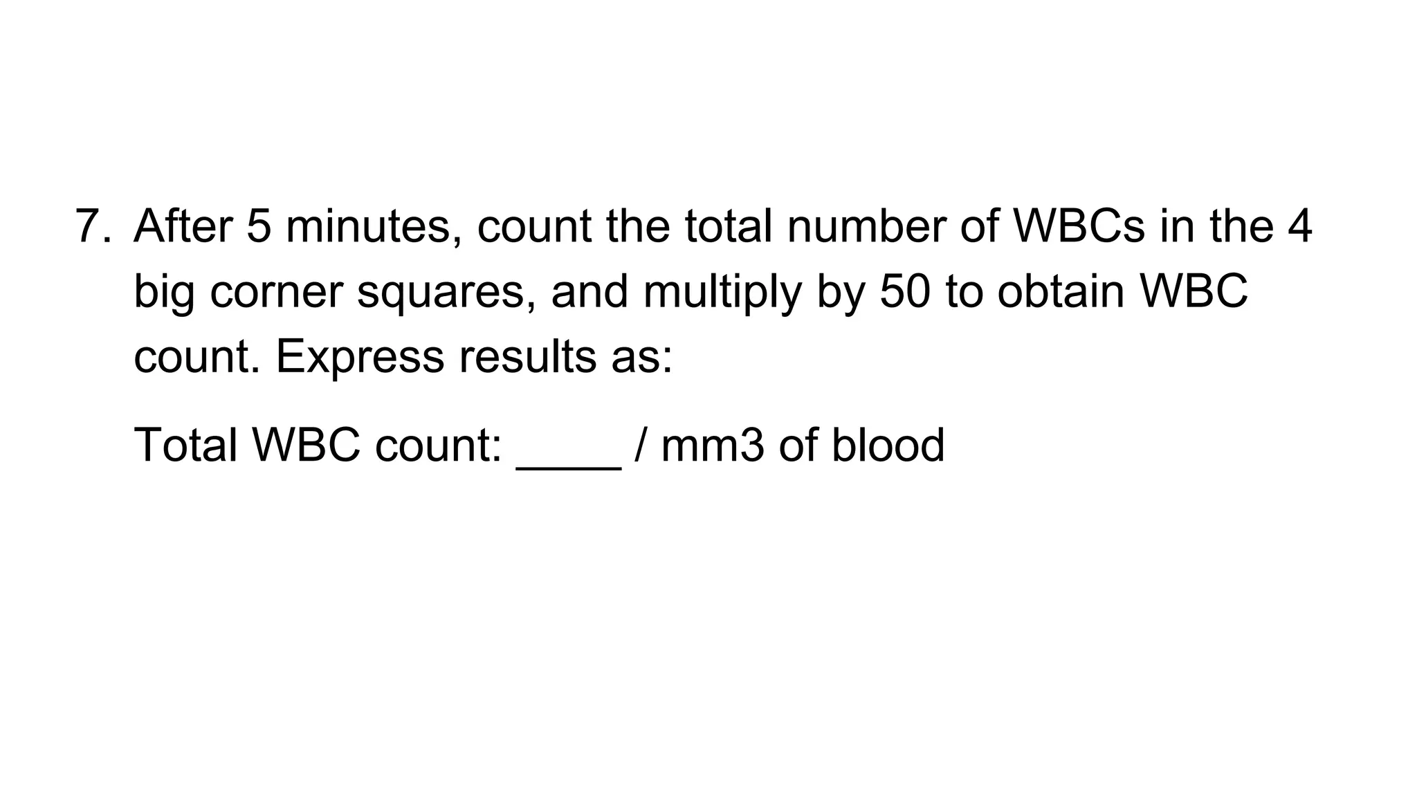 Hemoglobin estimation, RBC, WBC, platelet counts - Pathology - Nursing | PPTX