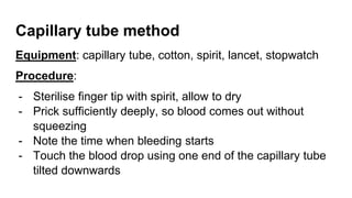BT, CT, PT, INR - Pathology - Nursing | PPTX