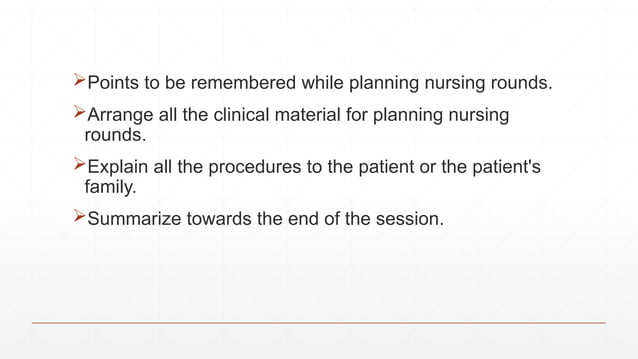 Clinical Nursing Round OR Nursing Round.pptx