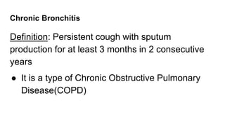 Bronchitis, Pneumonia - Pathology - Nursing | PPTX