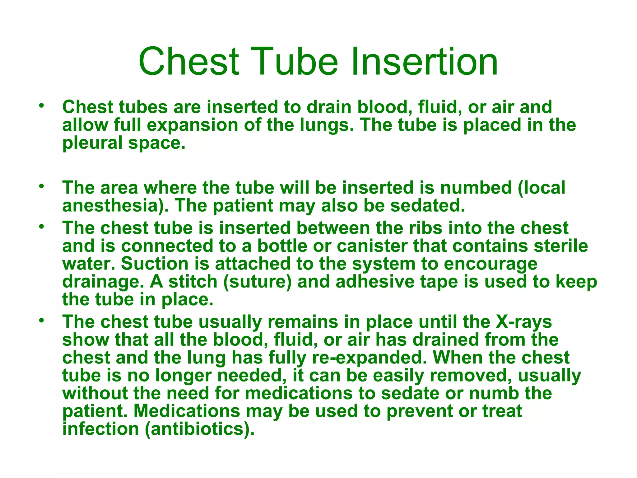 Nursing Bulletin Notes On Pneumothorax | PPT