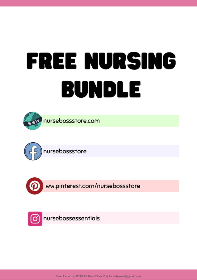 FREE NURSING BUNDLE FOR NURSES.PDF by na | PDF | Heart and ...
