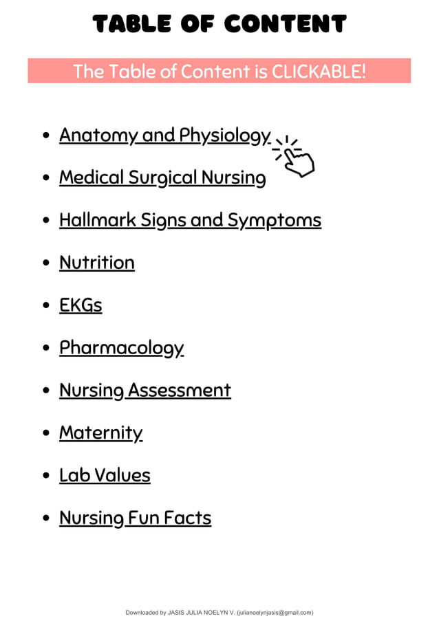 FREE NURSING BUNDLE FOR NURSES.PDF by na | PDF | Heart and ...