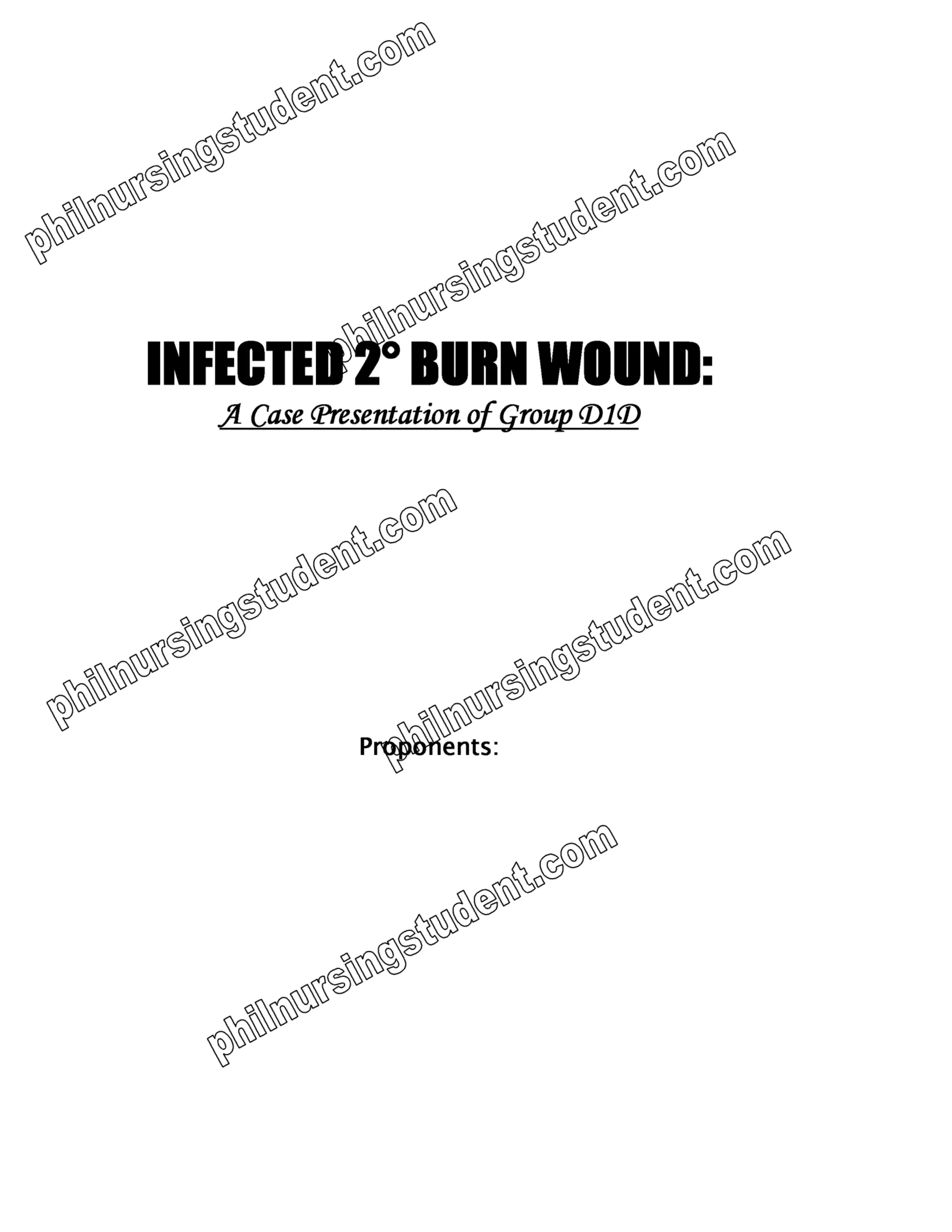 Nursing case-study-burns-philnursingstudent | PDF