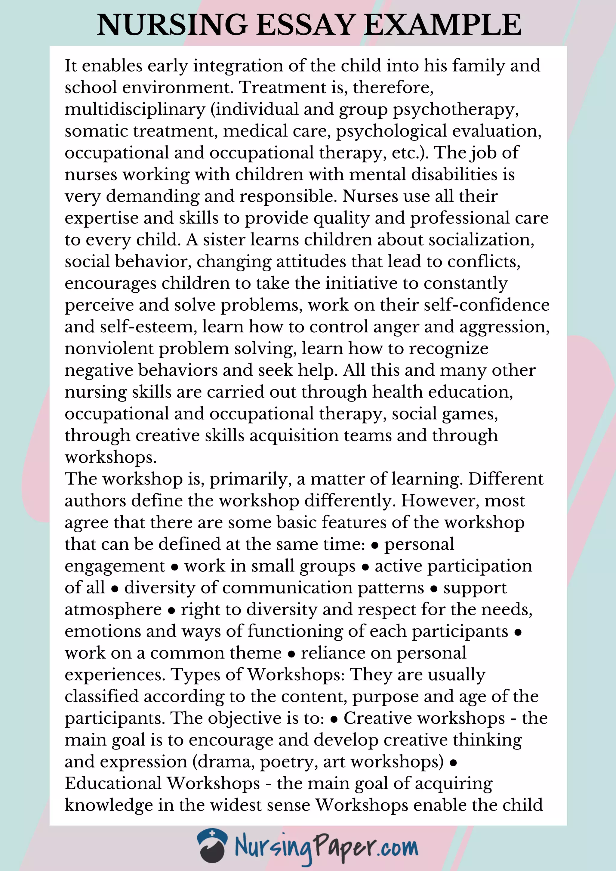 Nursing Essay Example | PDF