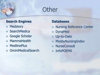 Nursing Research Resources | PPT