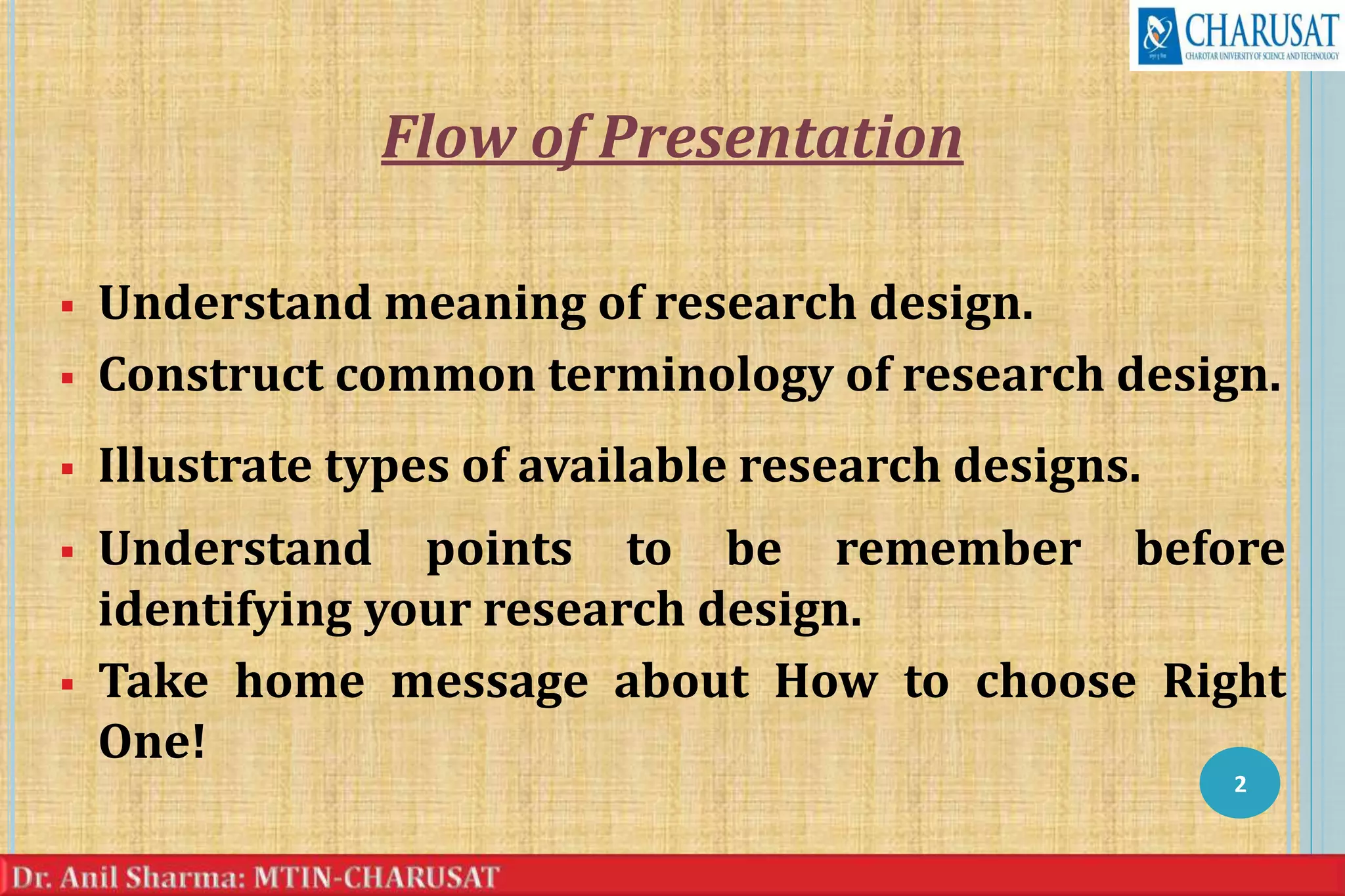 Nursing research design | PPTX