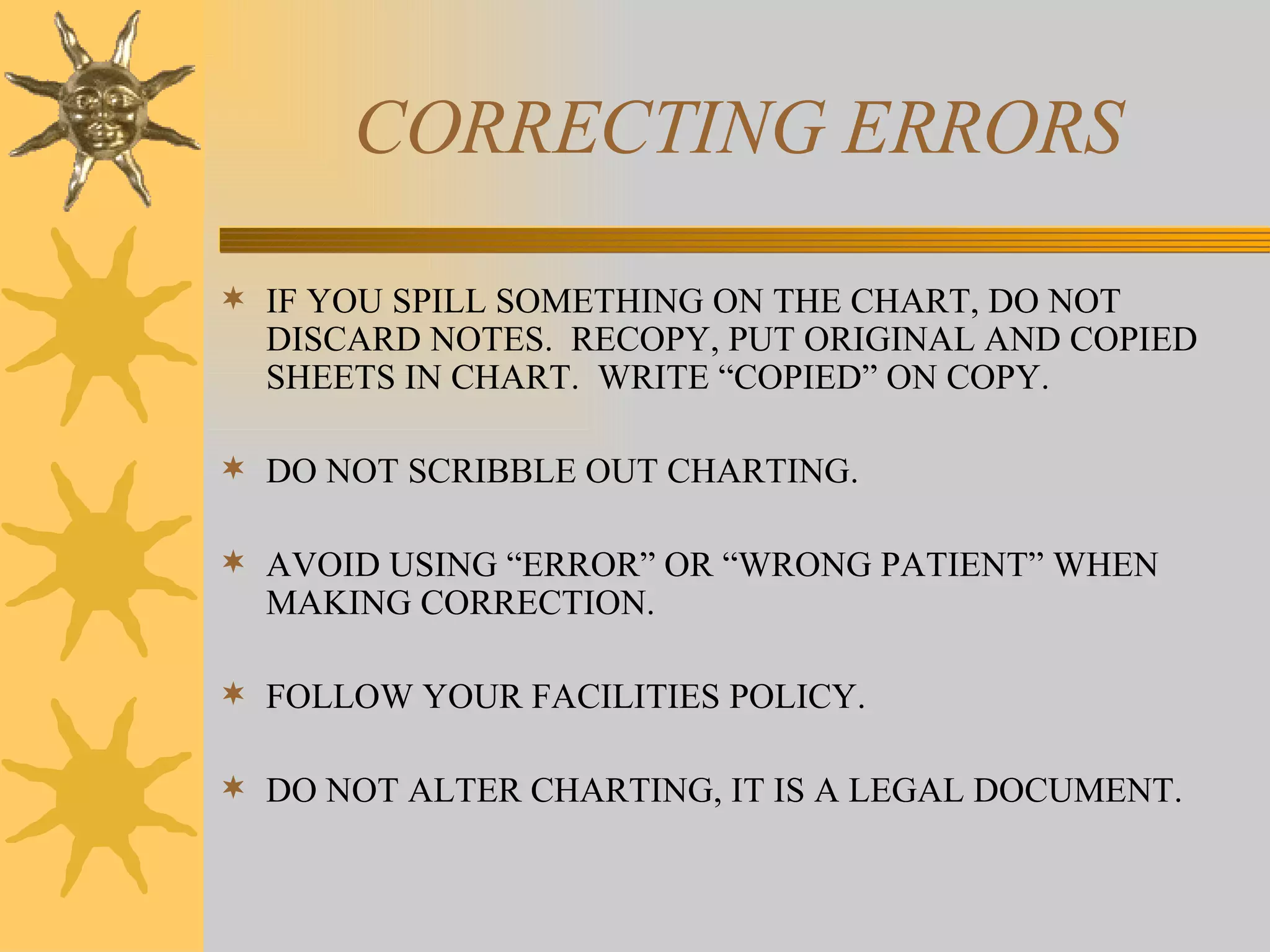 Nursing Skills: Charting | PPT