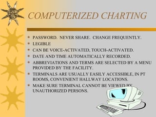 Nursing Skills: Charting | PPT