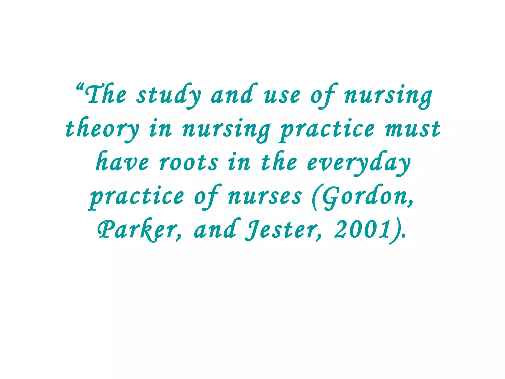 Nursing theories-ppt | PPT