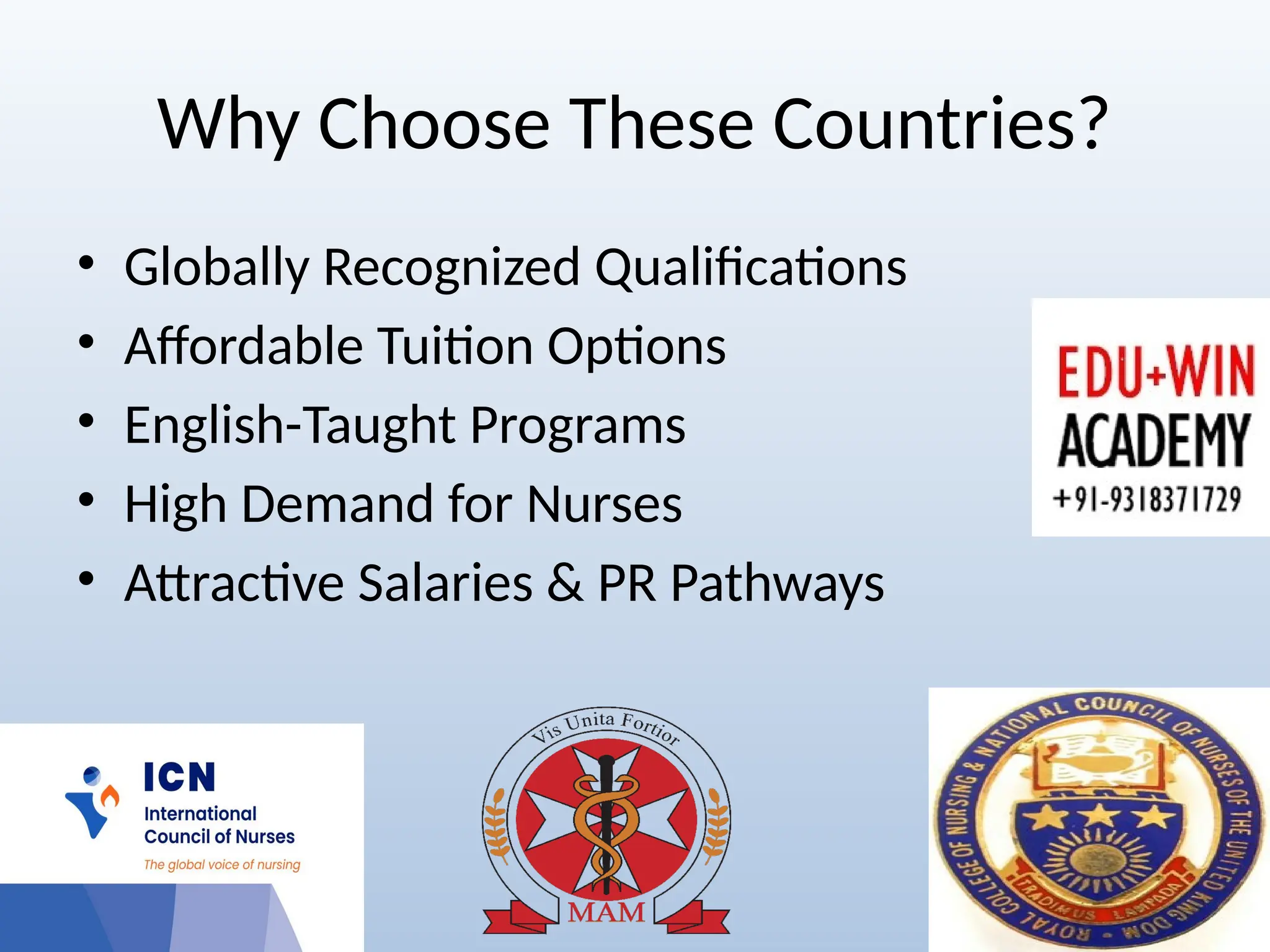 Nursing studies abroad ,placement for nurses | PPTX