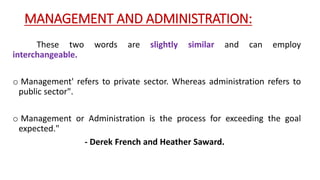 Introduction to Nursing Administration and Management | PDF