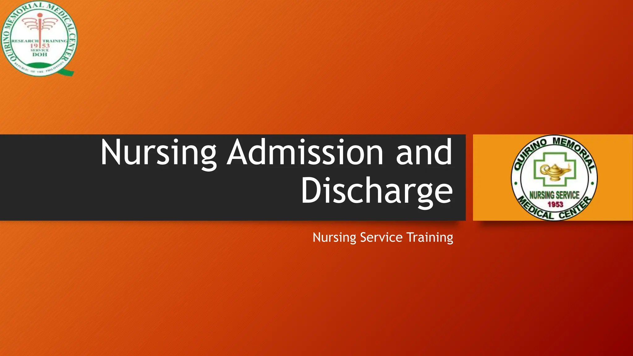 Nursing Admission and Discharge.pptx