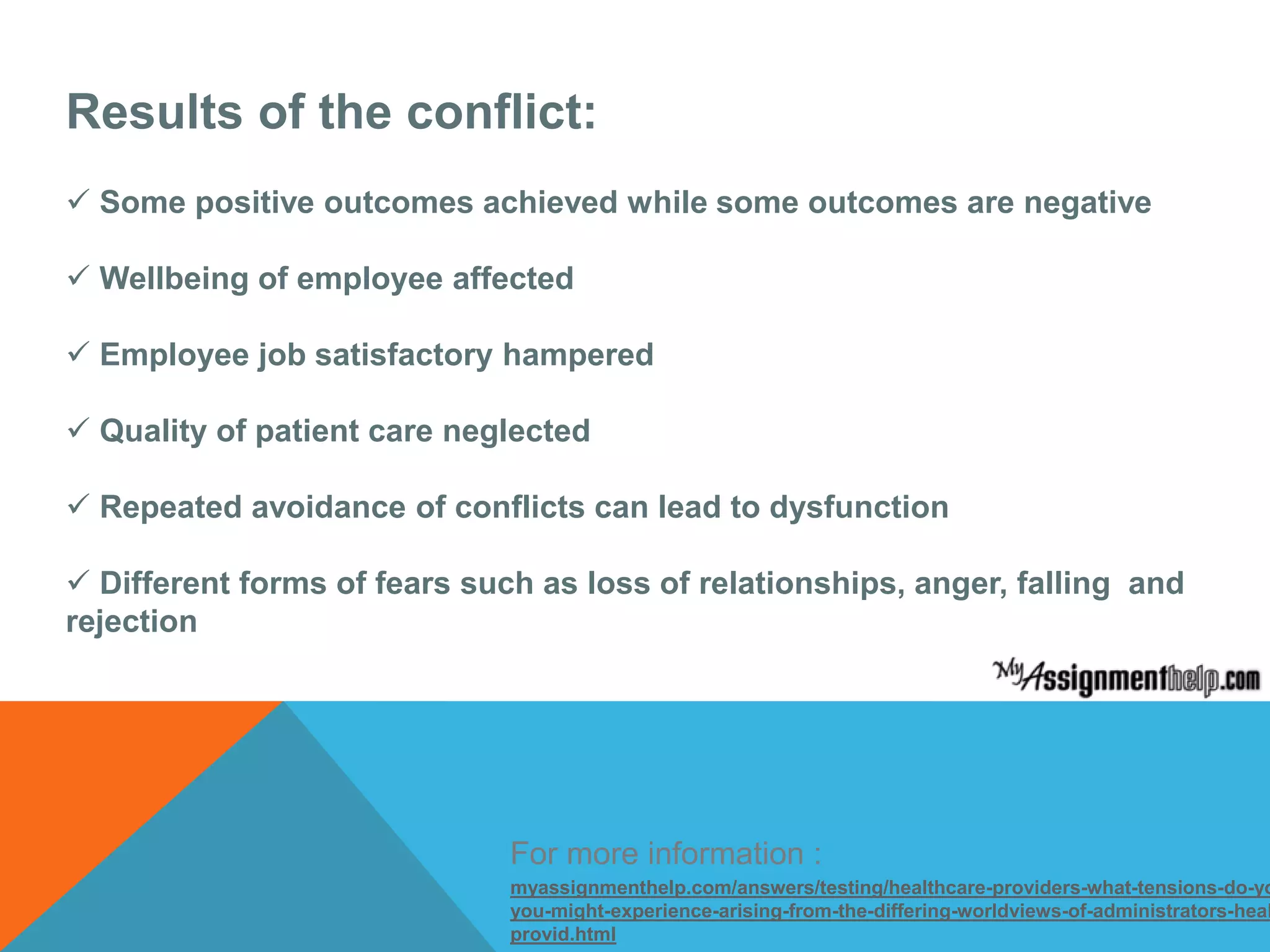 Nursing And Conflict In Healthcare | PPTX