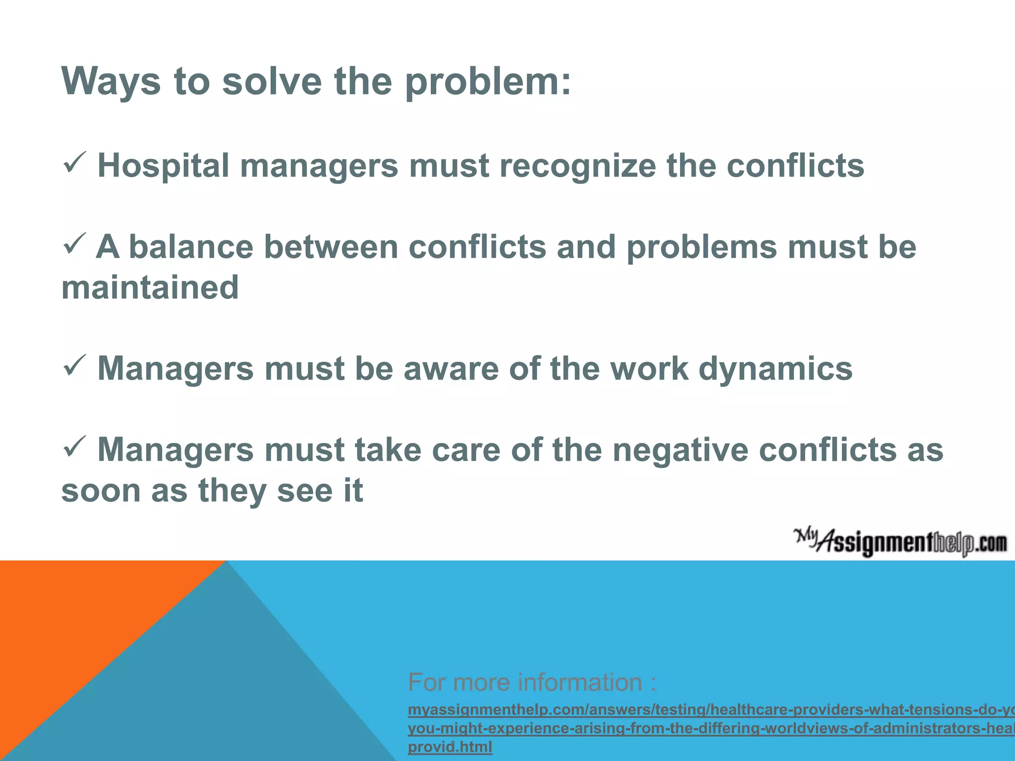 Nursing And Conflict In Healthcare | PPTX