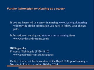 Nursing as a career | PPT