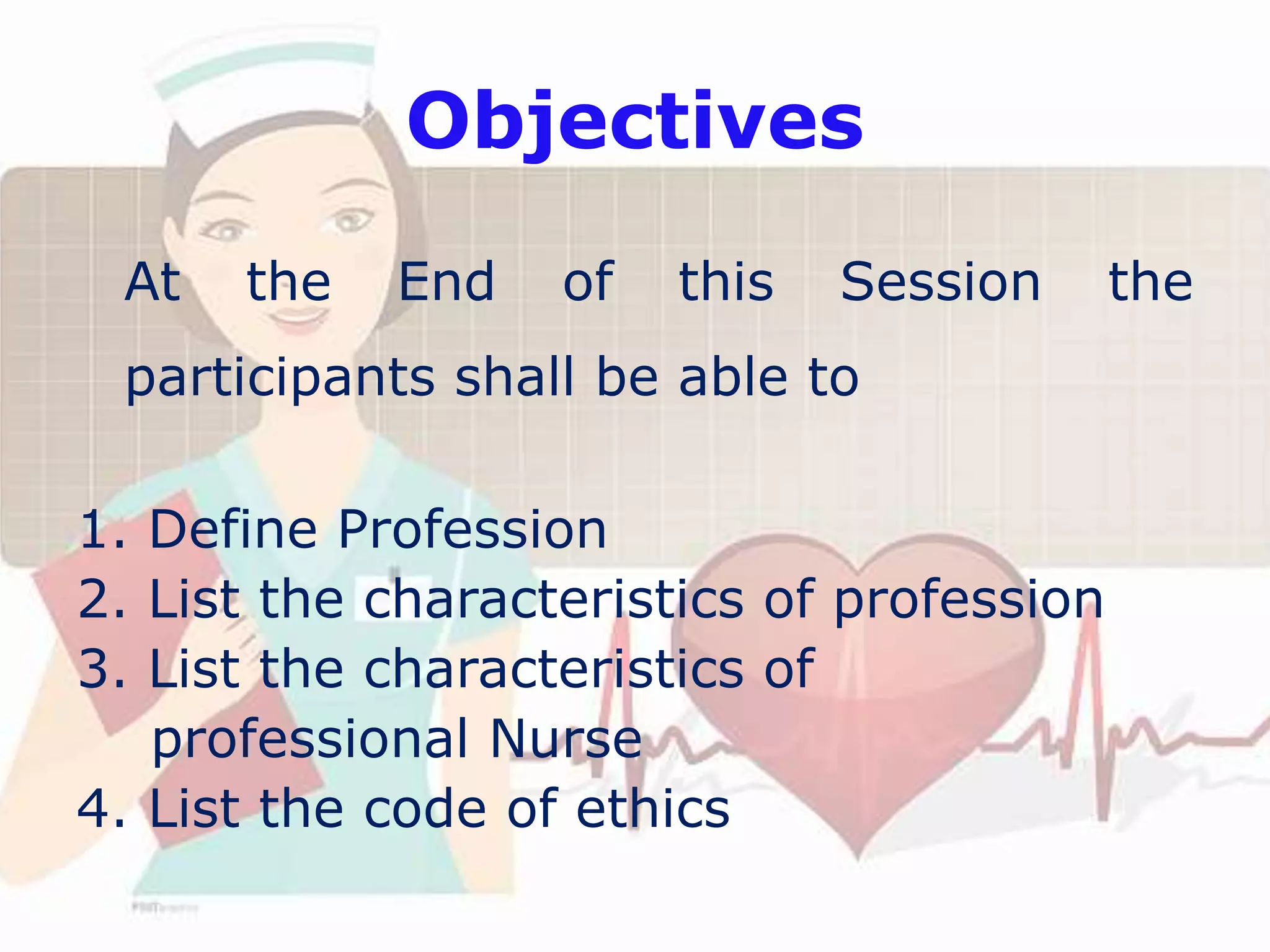Nursing as a profession | PPTX