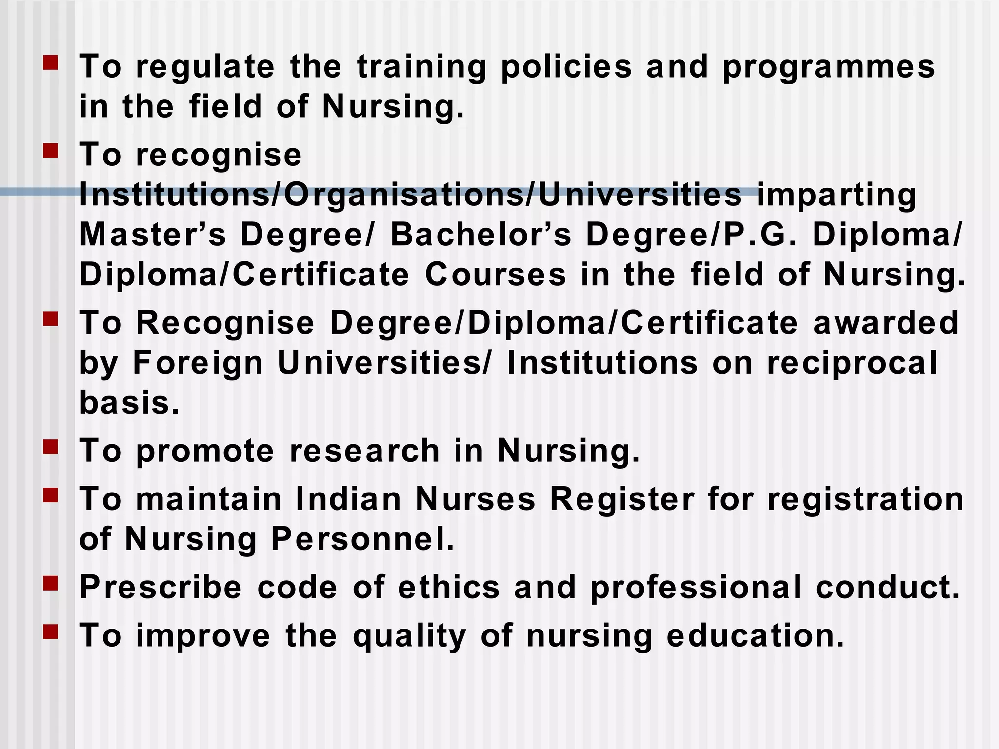 Nursing as a profession | PPT