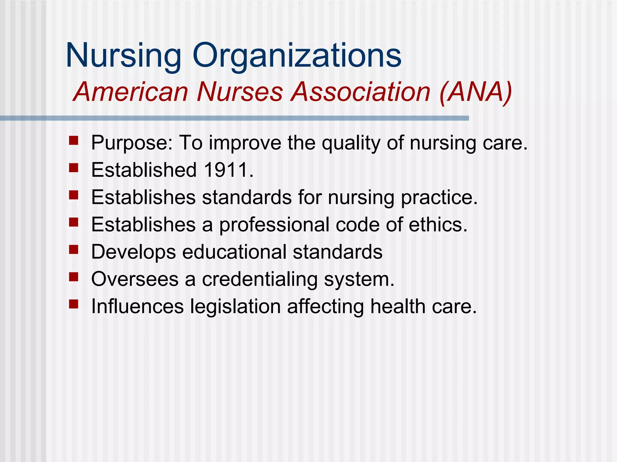 Nursing as a profession | PPT