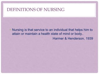 Nursing as a Profession | PPSX