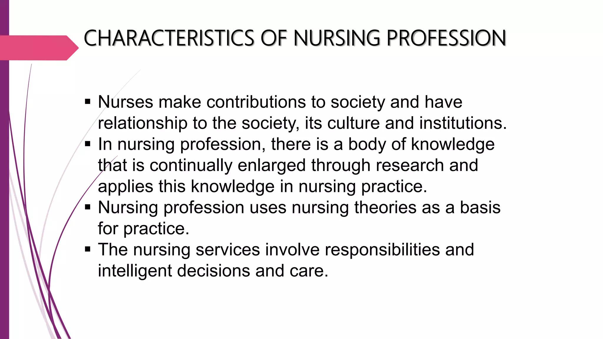 Nursing as a profession | PPTX
