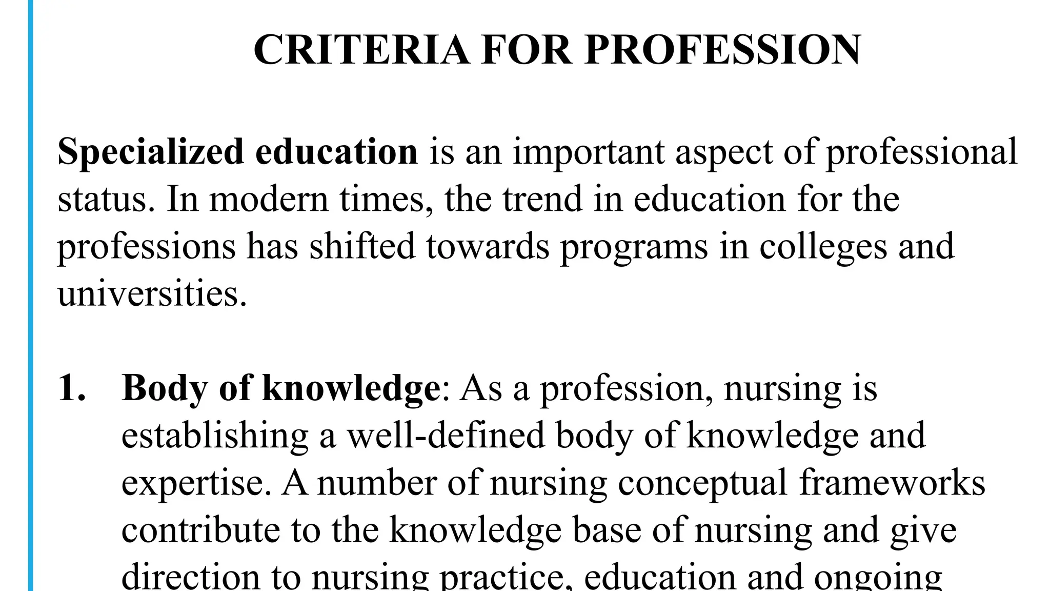 NURSING AS A PROFESSION, CHARACTERISTICS OF NURSE,NURSING PRINCIPLES.pptx