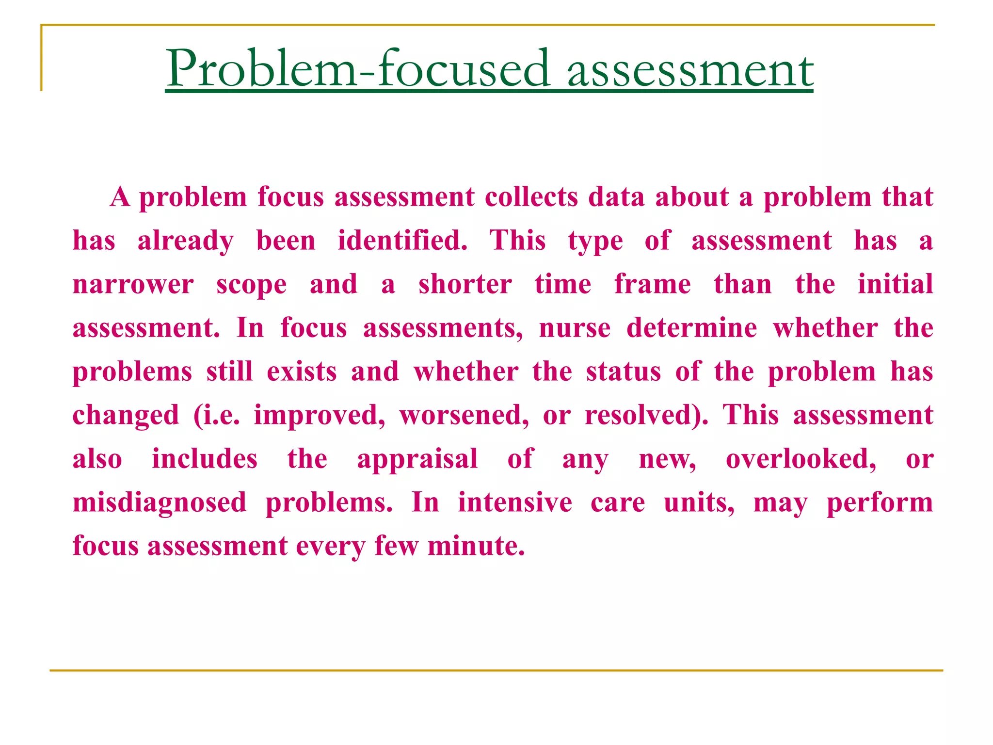 Nursing Assessment | PPT