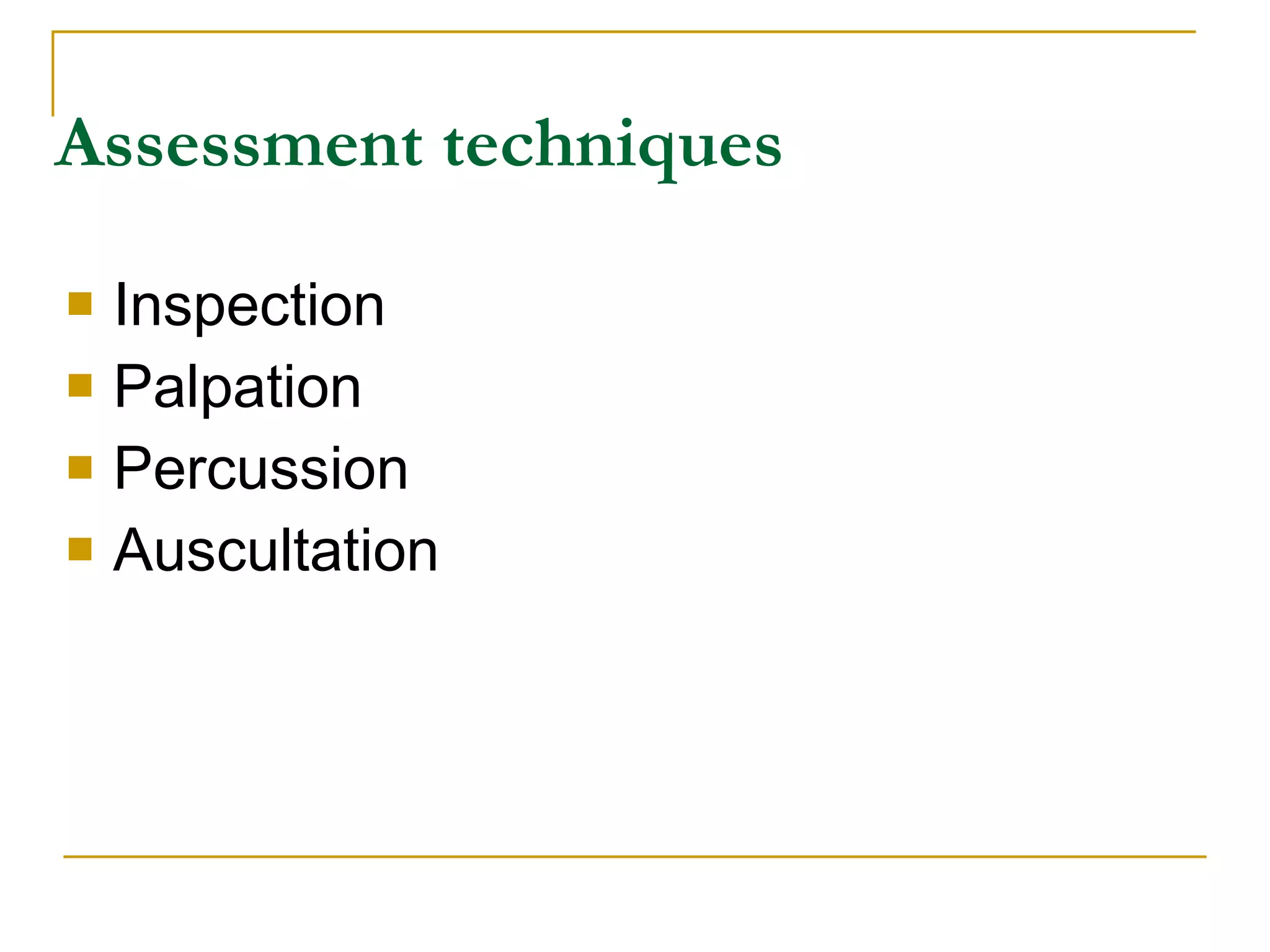 Nursing Assessment | PPT