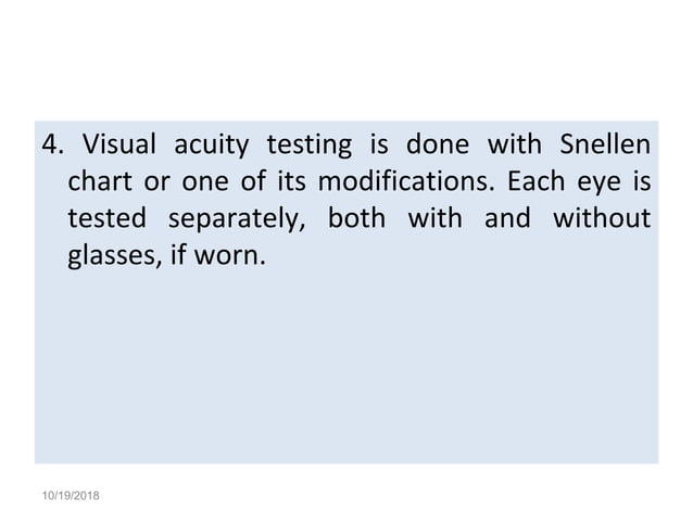 Nursing assessment and assessment of eye | PDF
