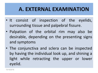 Nursing assessment and assessment of eye | PDF