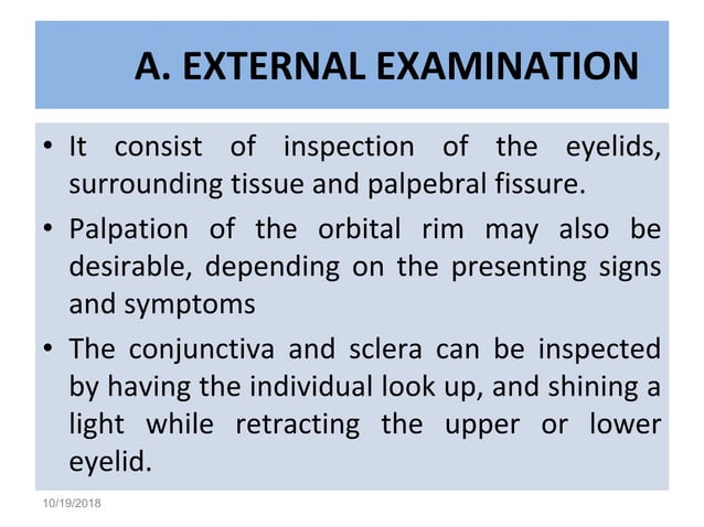 Nursing assessment and assessment of eye | PDF