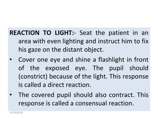 Nursing assessment and assessment of eye | PDF
