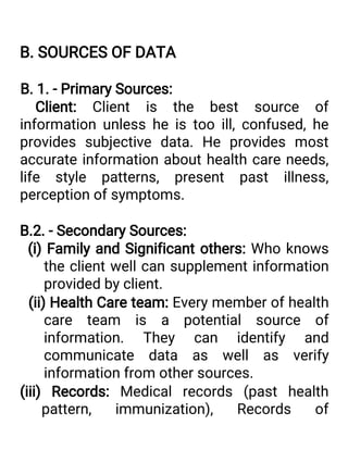 Nursing assessment | PDF
