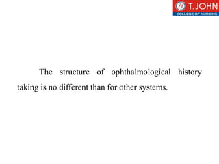 Nursing assessment of the eye | PPTX