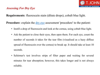 Nursing assessment of the eye | PPTX