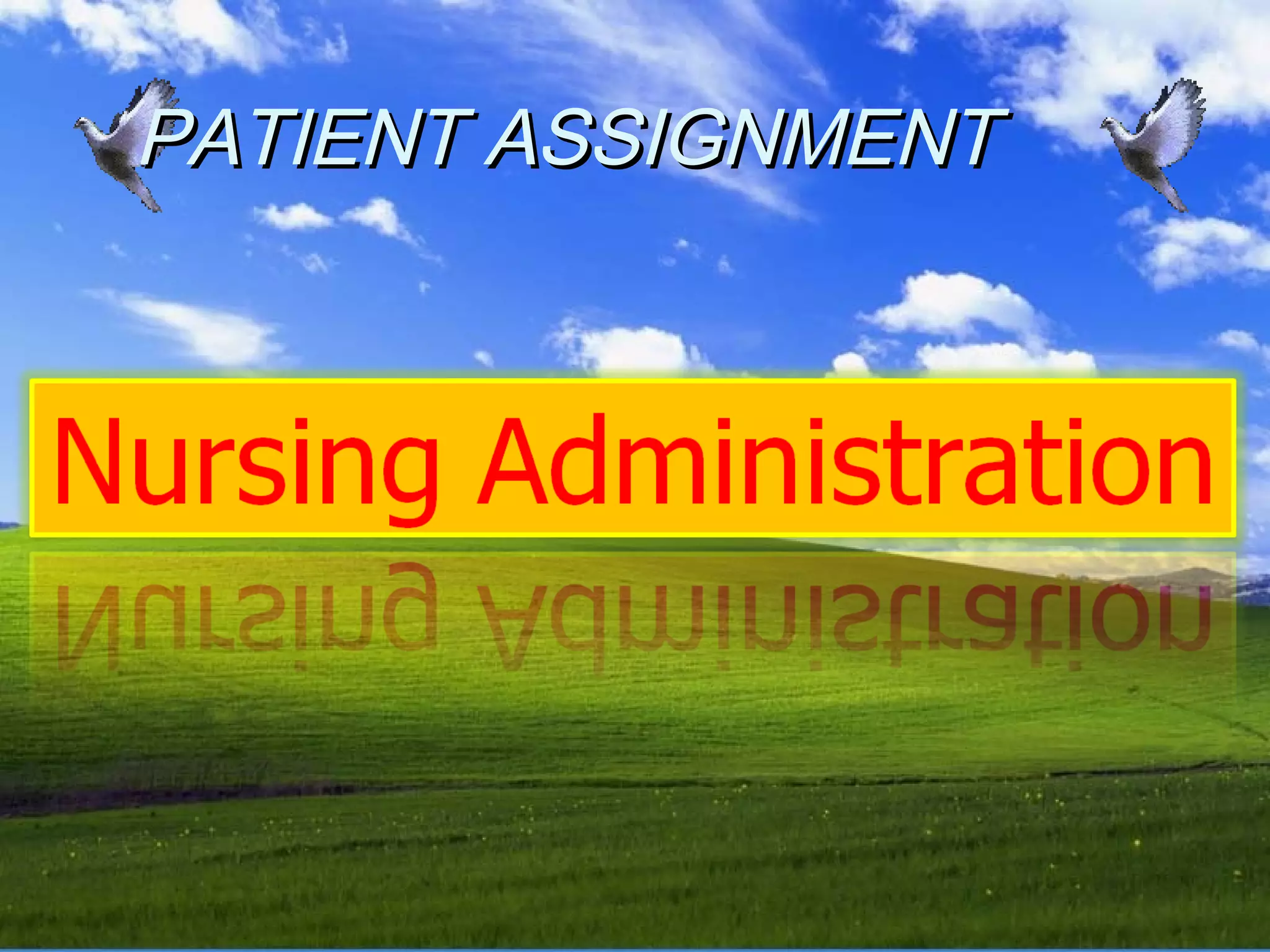 Nursing assignment | PPT