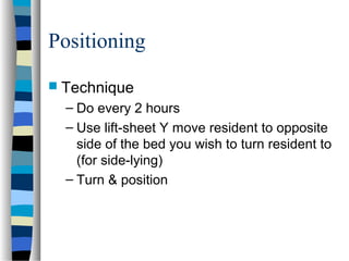 Nursing assistant body mechanics 1 | PPT