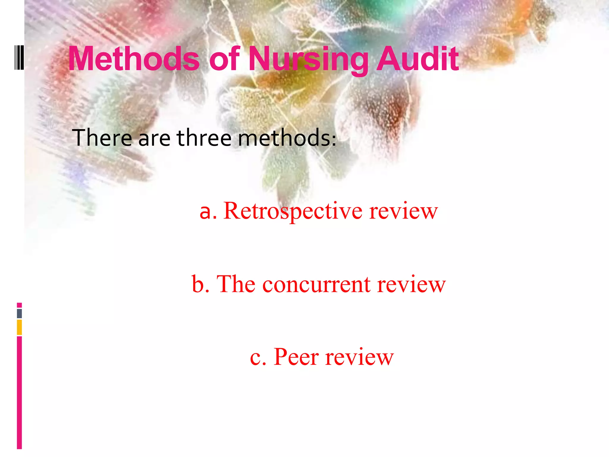Nursing audit | PPTX