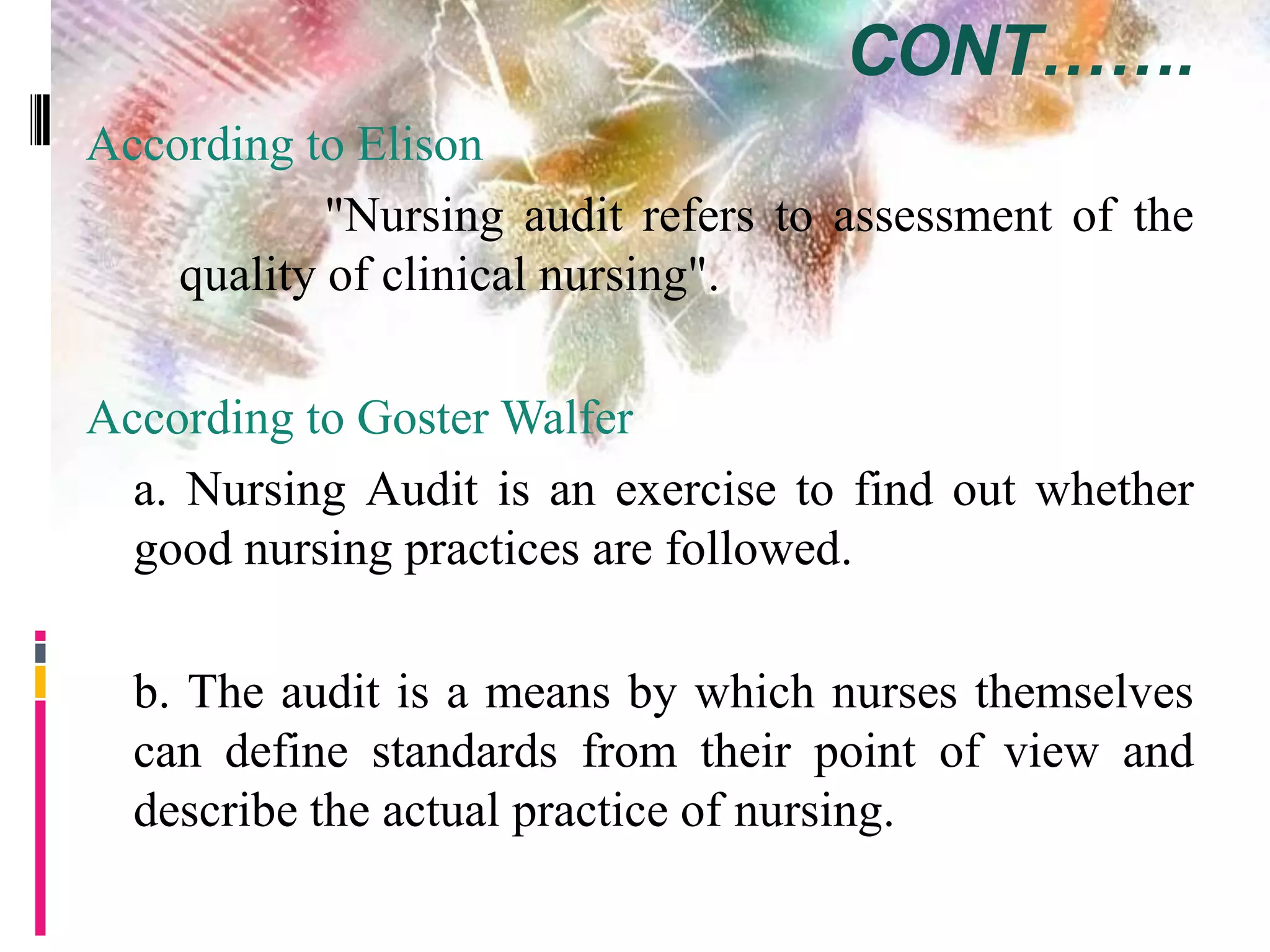 Nursing audit | PPTX