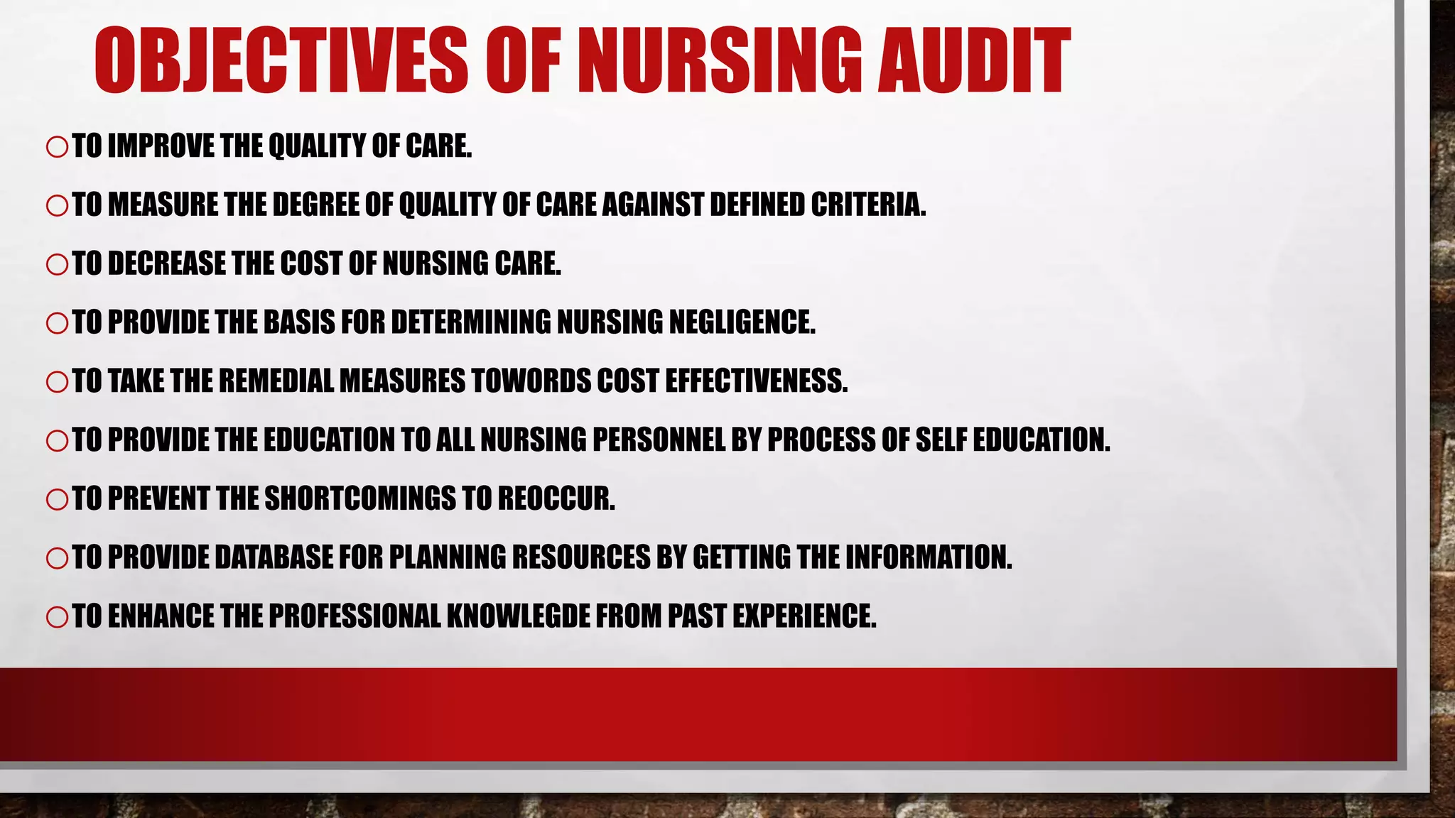 Nursing audit | PPT