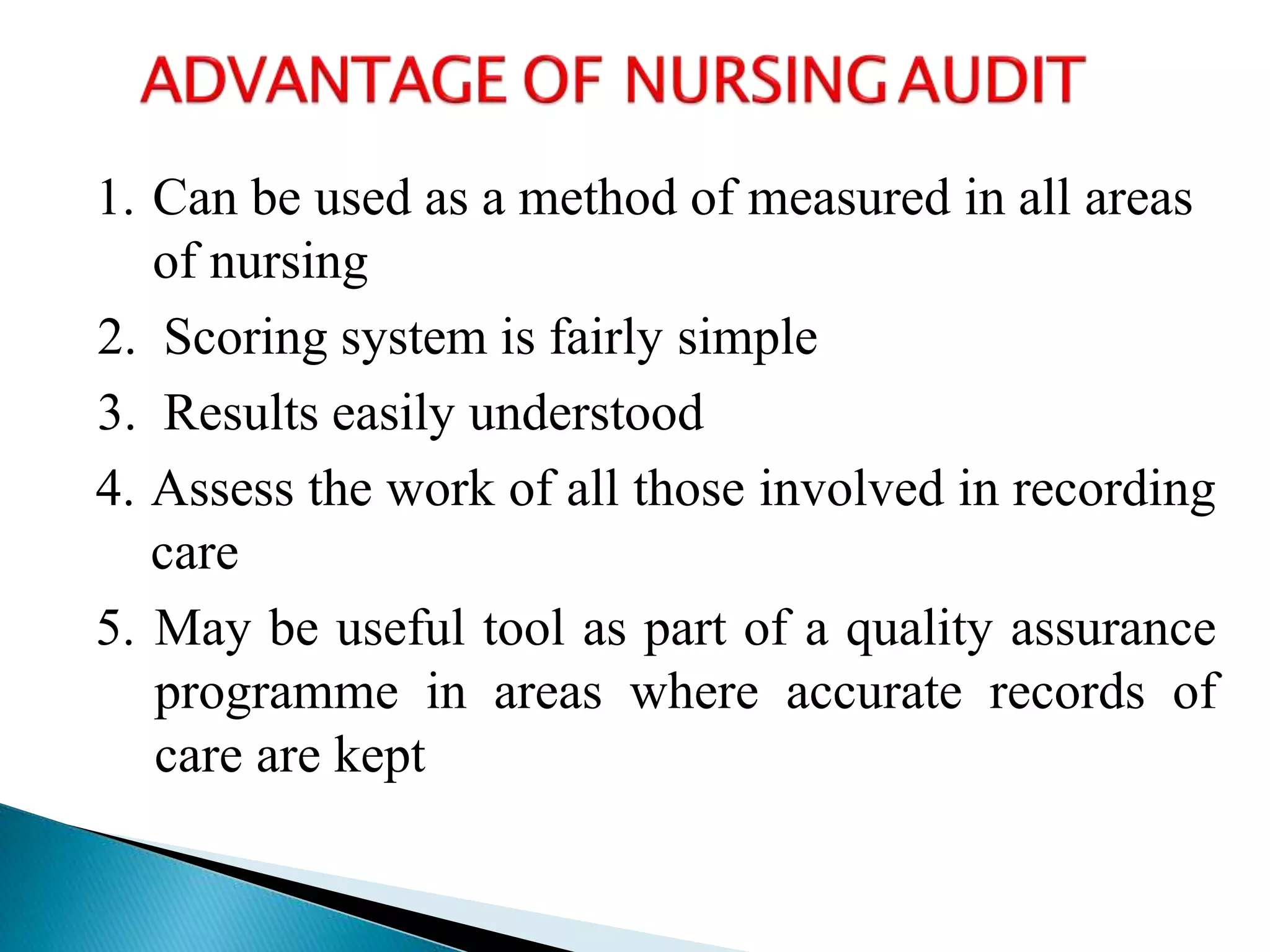 Audit/ Nursing audit | PPTX