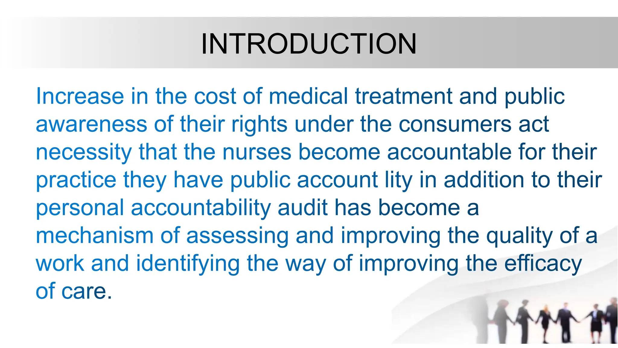 Quality assurance in nursing, (nursing audit).pptx