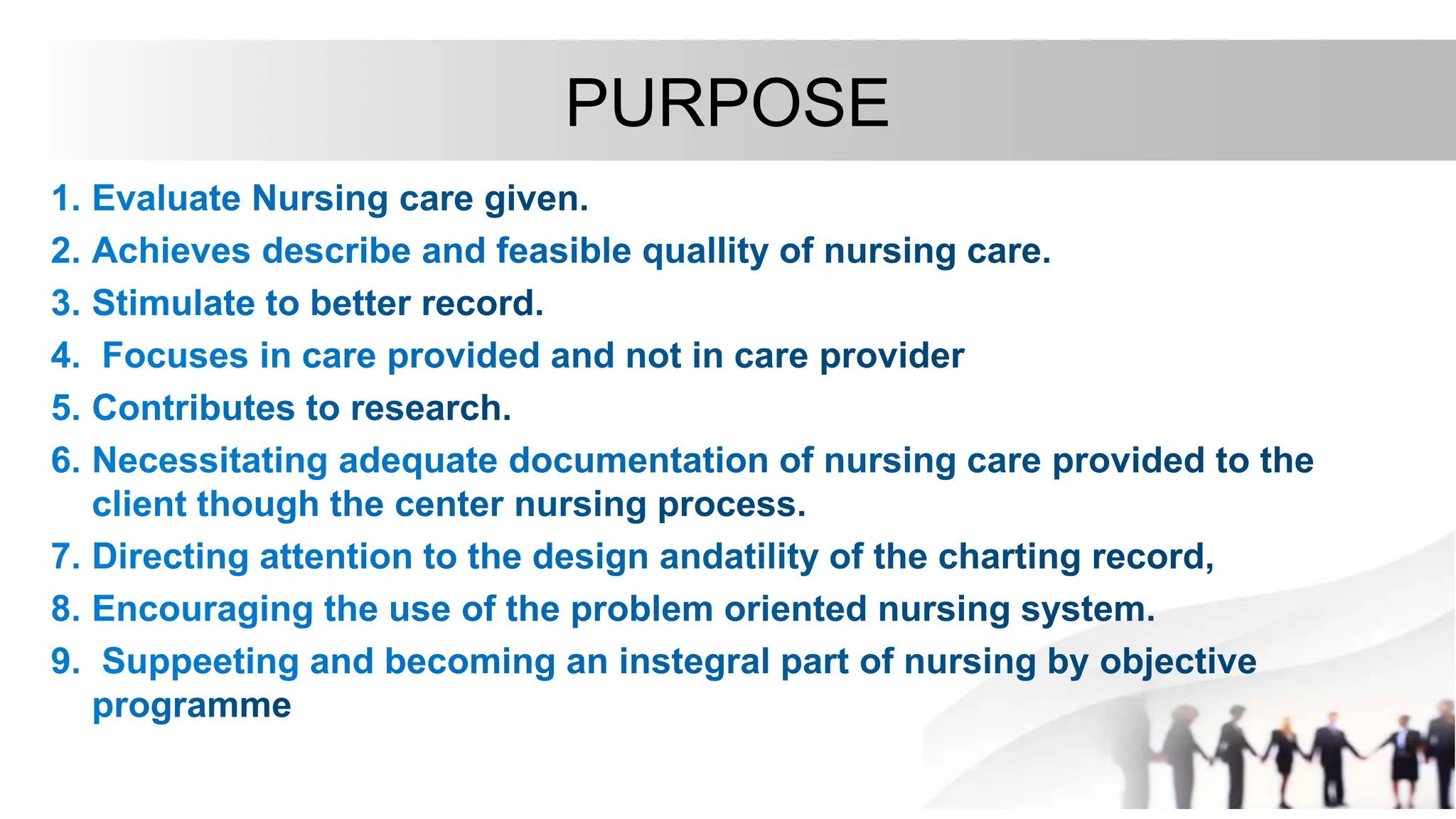 Quality assurance in nursing, (nursing audit).pptx