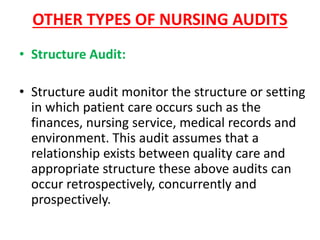 nursing audit | PPTX