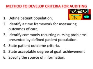 nursing audit | PPTX